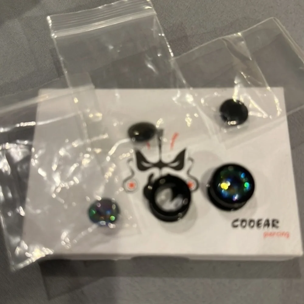 cooear | Accessories | Nwt 7 Pc Coo Ear Summer Gauges Ears Colorzircon ...